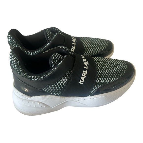 Karl Lagerfeld | Shoes | Karl Langerfeld Paris Zaidee Black Chunky ...
